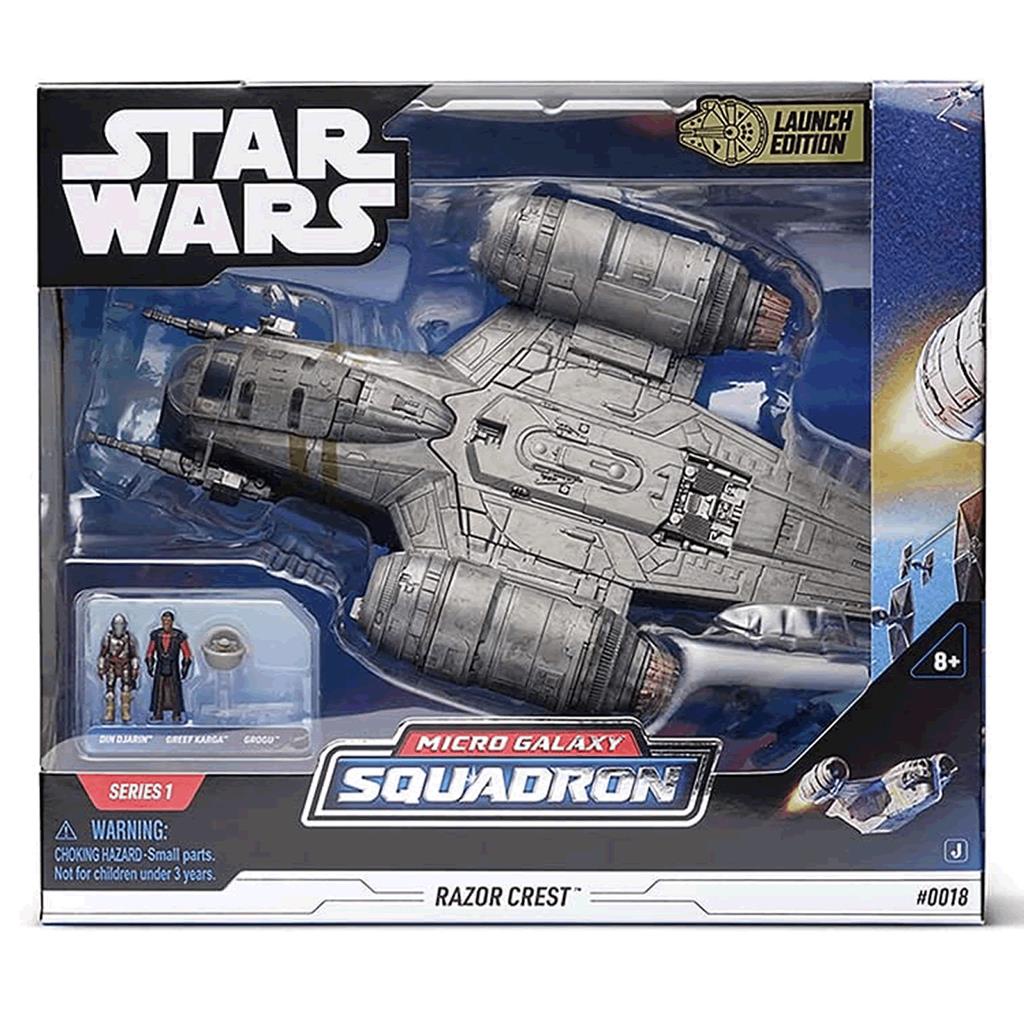 Nava Star Wars Razor Crest Micro Galaxy Squadron Com Figuras | Shopee ...