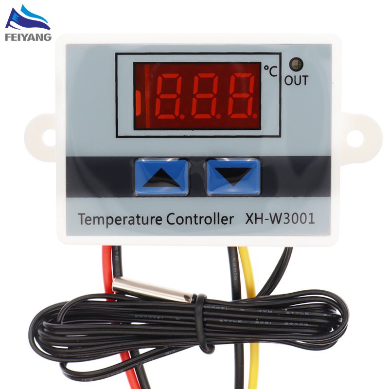 Controlador Digital De Temperatura LED 10A 12V 24V 220VAC XH-W3001 Para Interruptor De ...