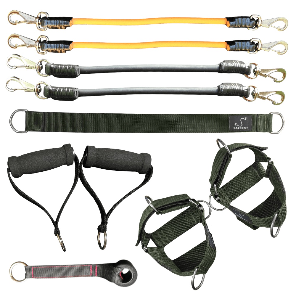 Kit Básico Musculação Sarcofit 9 Peças | Shopee Brasil