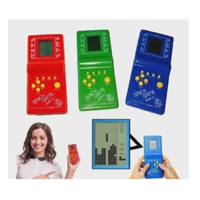 Super Mini Game Portátil 9999 Em 1 Gamer Antigo Jogos Laser Brincar ...