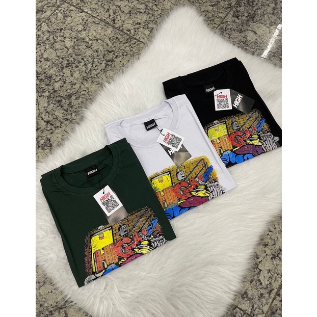 CAMISETA H!GH | Shopee Brasil