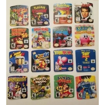 Label frontal nintendo 64 - N64 todos modelos! - Corre Que Ta Baratinho