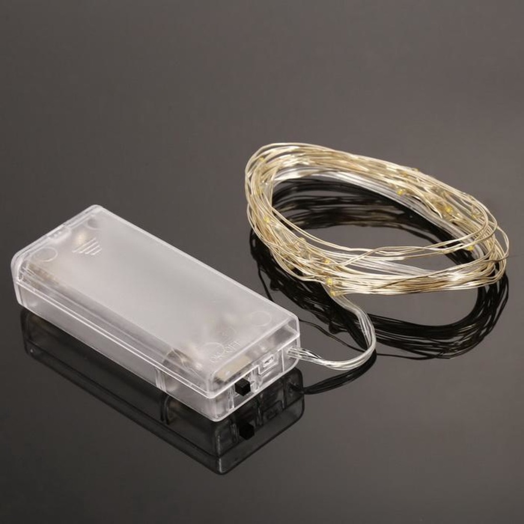 Fio de Led com suporte para 2 Pilhas AA - Fio de Fada | Shopee Brasil