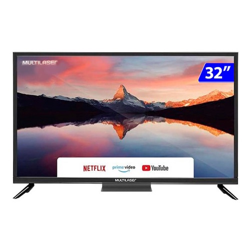 Smart Tv Multilaser Led 32 Hd Wi-fi Linux Hdmi Tl026 | Shopee Brasil