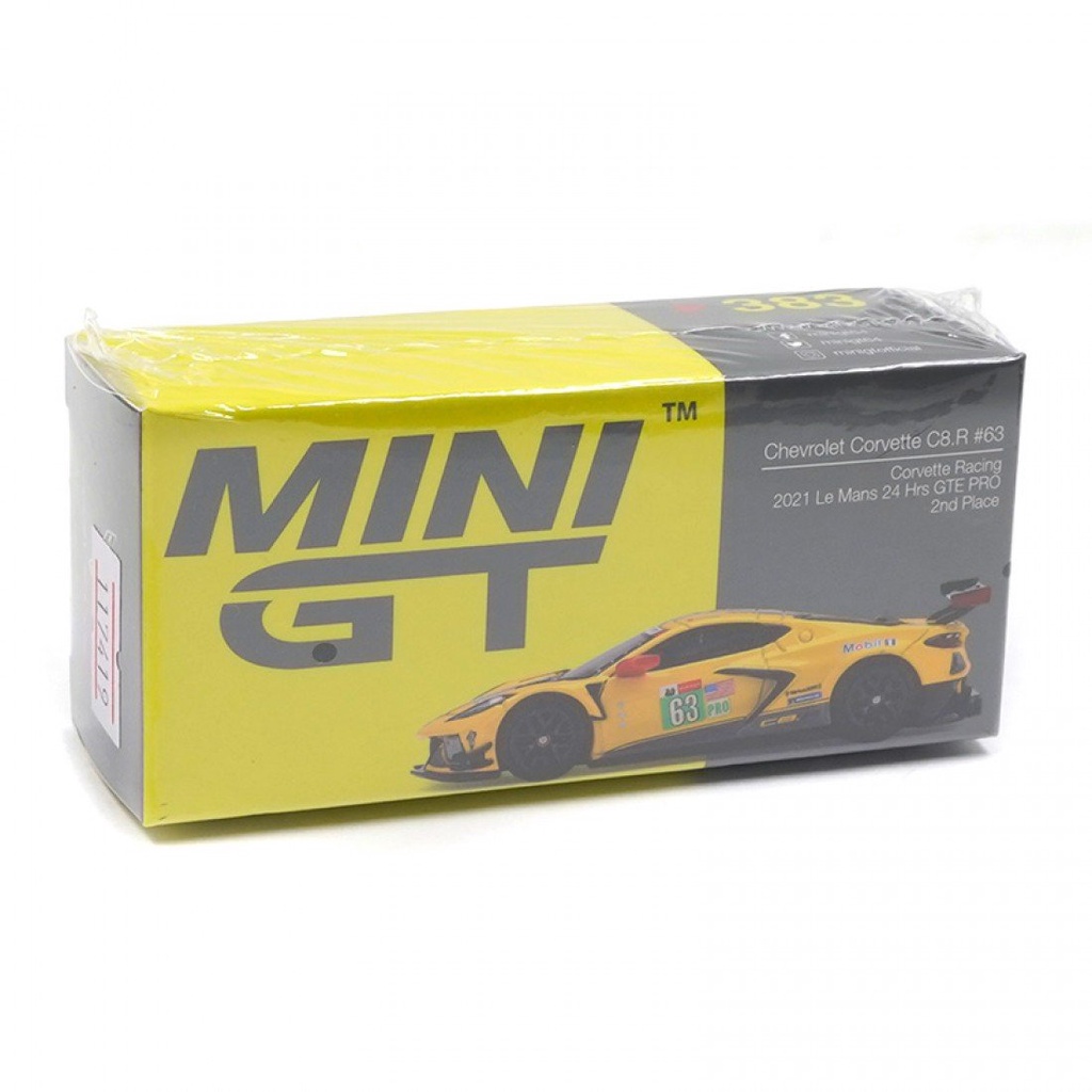 MINI GT 1 : 64 No . 383 CHEVROLET CORVETTE C8 R 63 Corrida 2021 LE ...