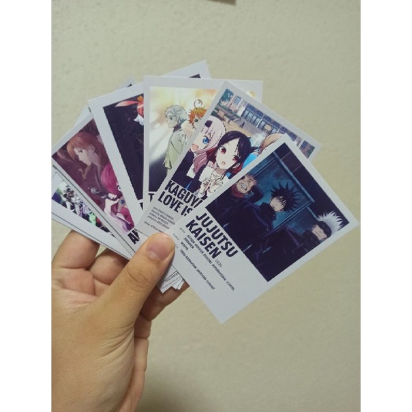 Mini Card Minimalista Animes | Shopee Brasil