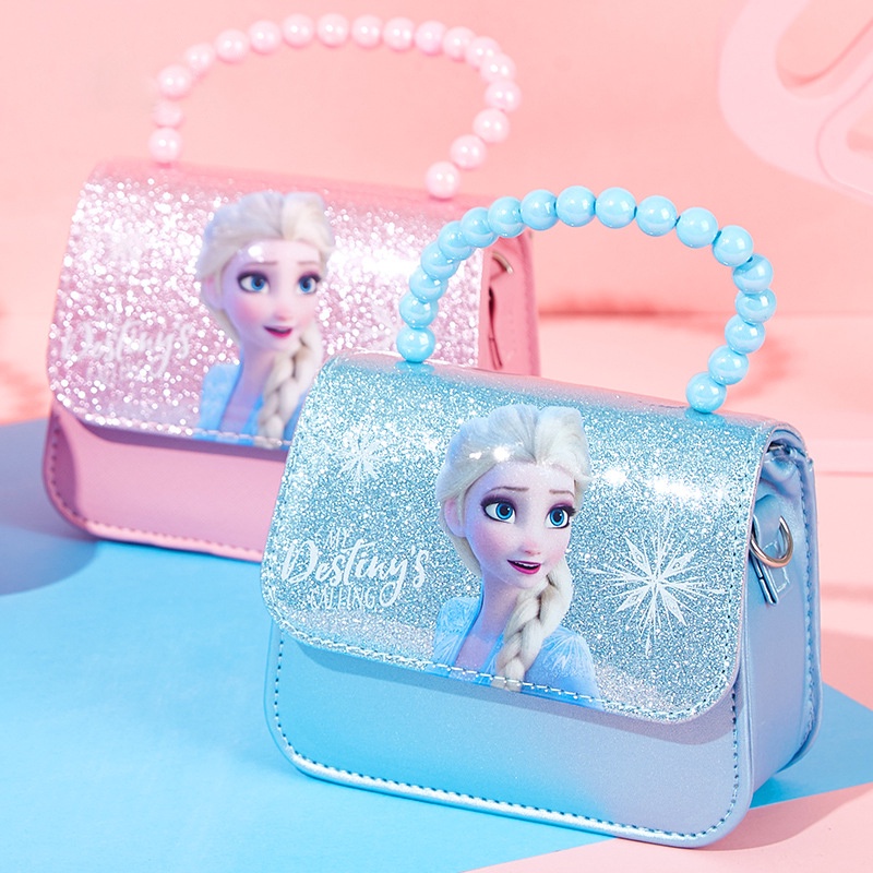 Kids Girl Frozen Elsa Princesa Mala De Mão Para Crianças Meninas Bolsa ...