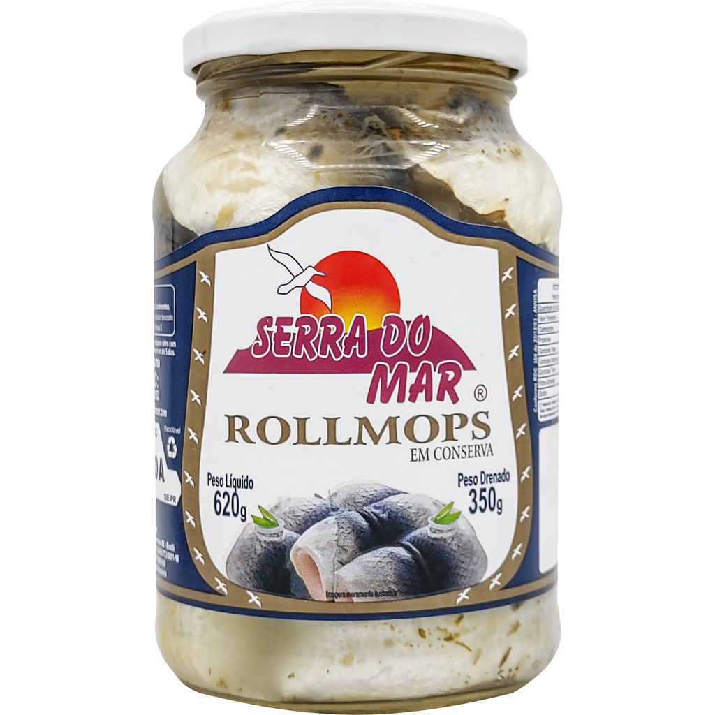 Rollmops em conserva 350g - Serra do Mar | Shopee Brasil
