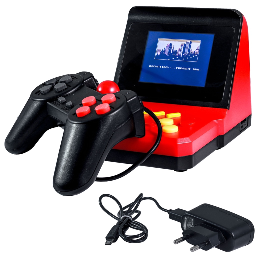 Minigame Console Portátil Brick Games Criança Jogos Top - Escorrega o Preço