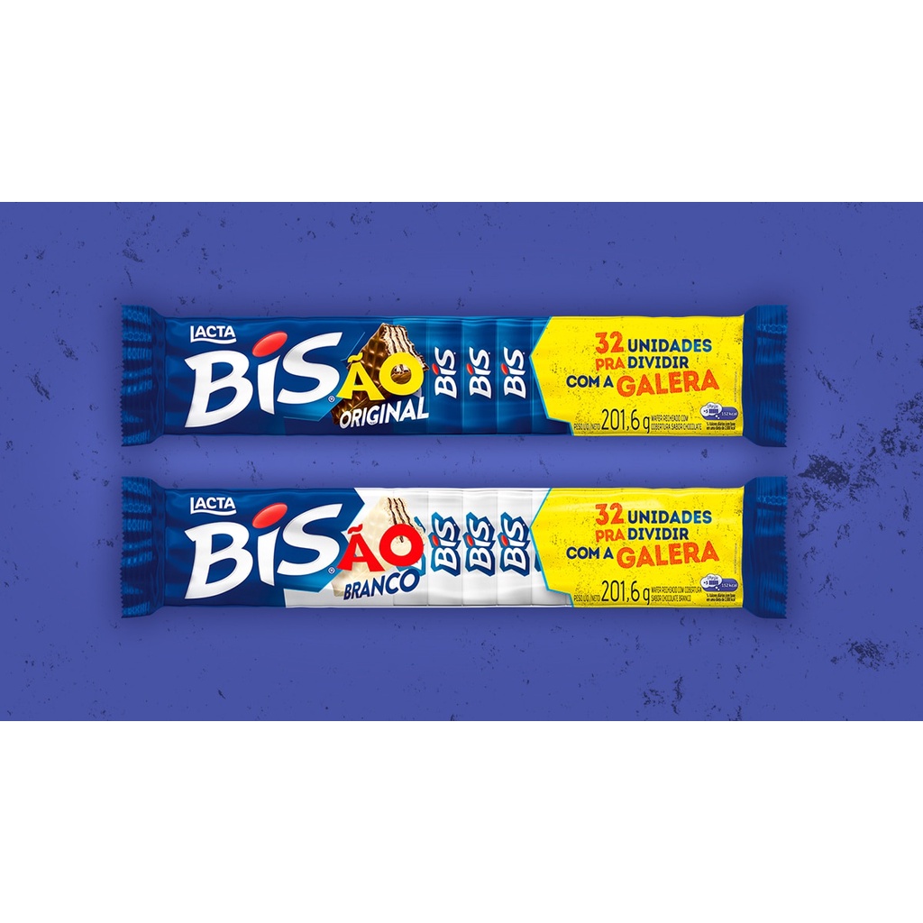 Chocolate Bis Lacta c/32 Bombom Wafer Bisao Lancamento | Shopee Brasil