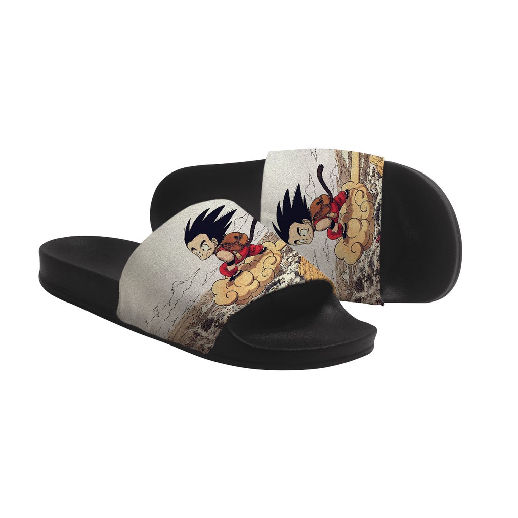 Chinelo Slide Dragon Ball Goku Nuvem Anime Sola Preta. | Shopee Brasil