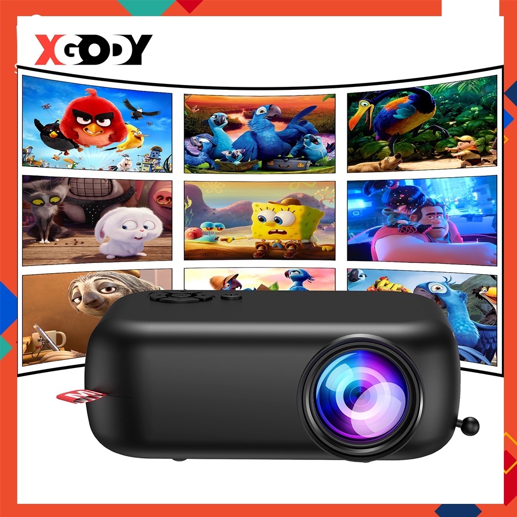 Mini Projetor Home Theater Projector Hd LED De Cinema Em Casa Projetor ...