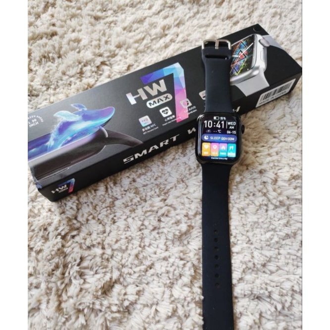 Smartwatch HW7 MAX Preto - No Brasil envio imediato | Shopee Brasil