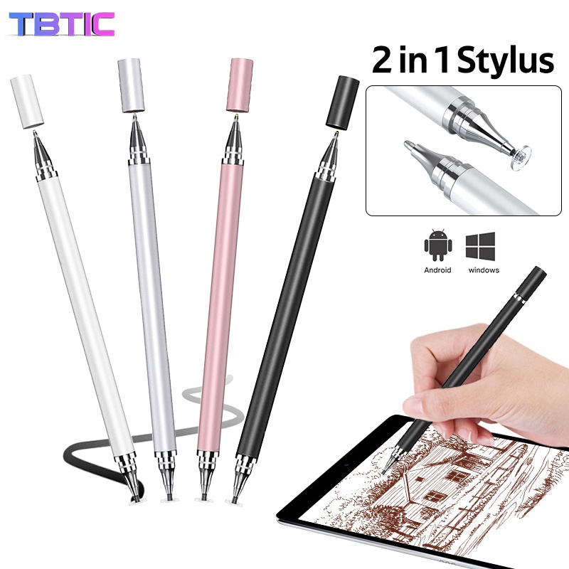 2 Em 1 Lápis Universal Tablet Stylus Móvel Android Para Acessórios De ...