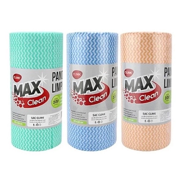 Kit 50 Pano Rolo Multiuso tipo Perfex Antibactérianos 50x50cm | Shopee ...