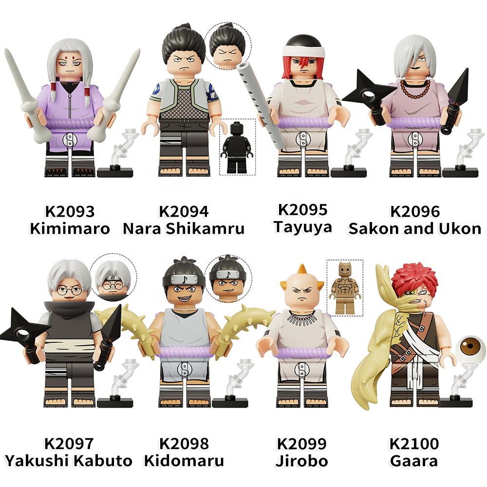 Garra Kimimaro Desenho Animado Mini Figuras Naruto KDL813 | Shopee Brasil
