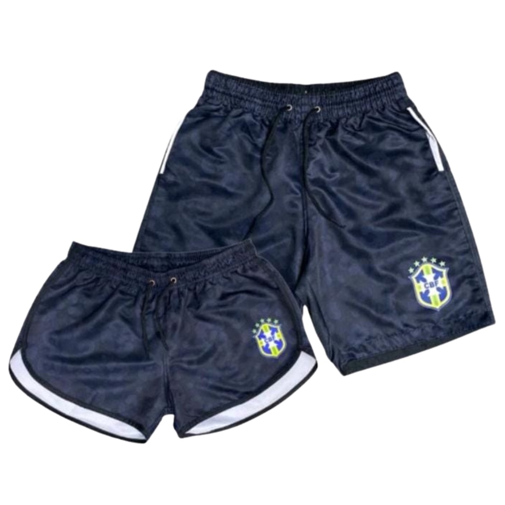 Kit Casal Mozão Moda Praia Shorts Iguais Casal Namorados Brasil ...