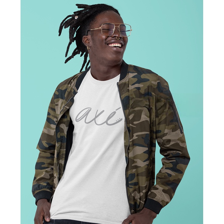 Camiseta Branca Axe Umbanda Candomble | Shopee Brasil