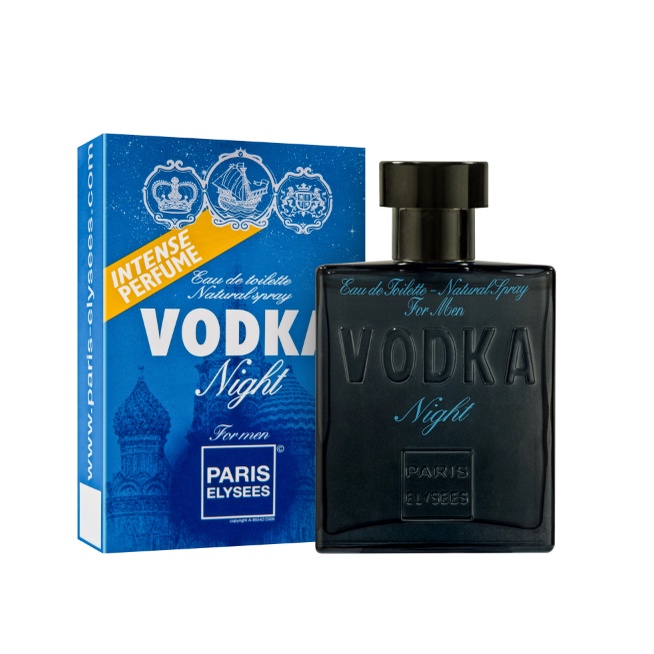 Vodka Night Paris Elysees Eau de Toilette - Perfume Masculino 100ml ...