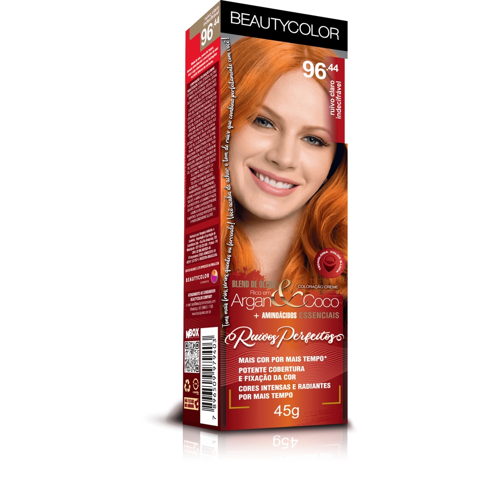 Coloração Individual Ruivos Perfeitos 96.44 Ruivo Claro Indecifrável ...