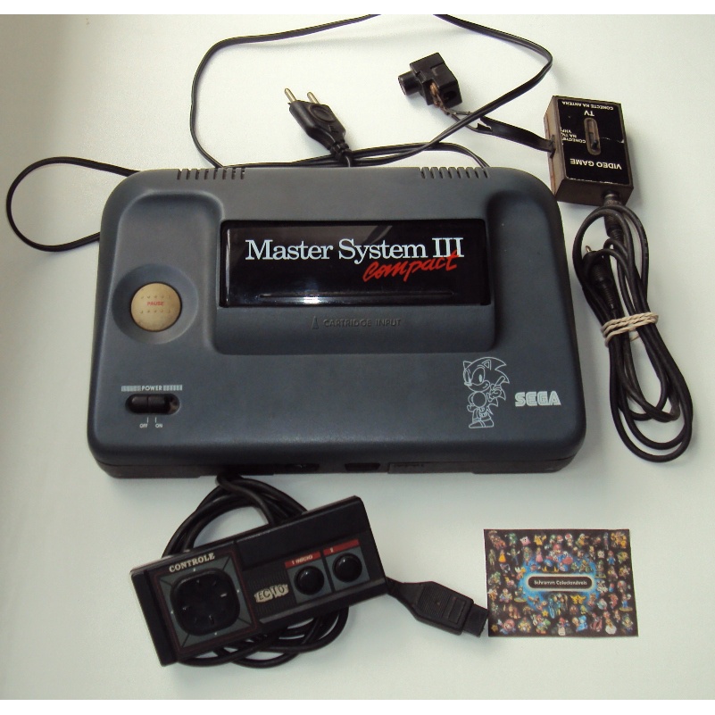 Console Master System III Compact - Funcionando - Usado - Escorrega o Preço