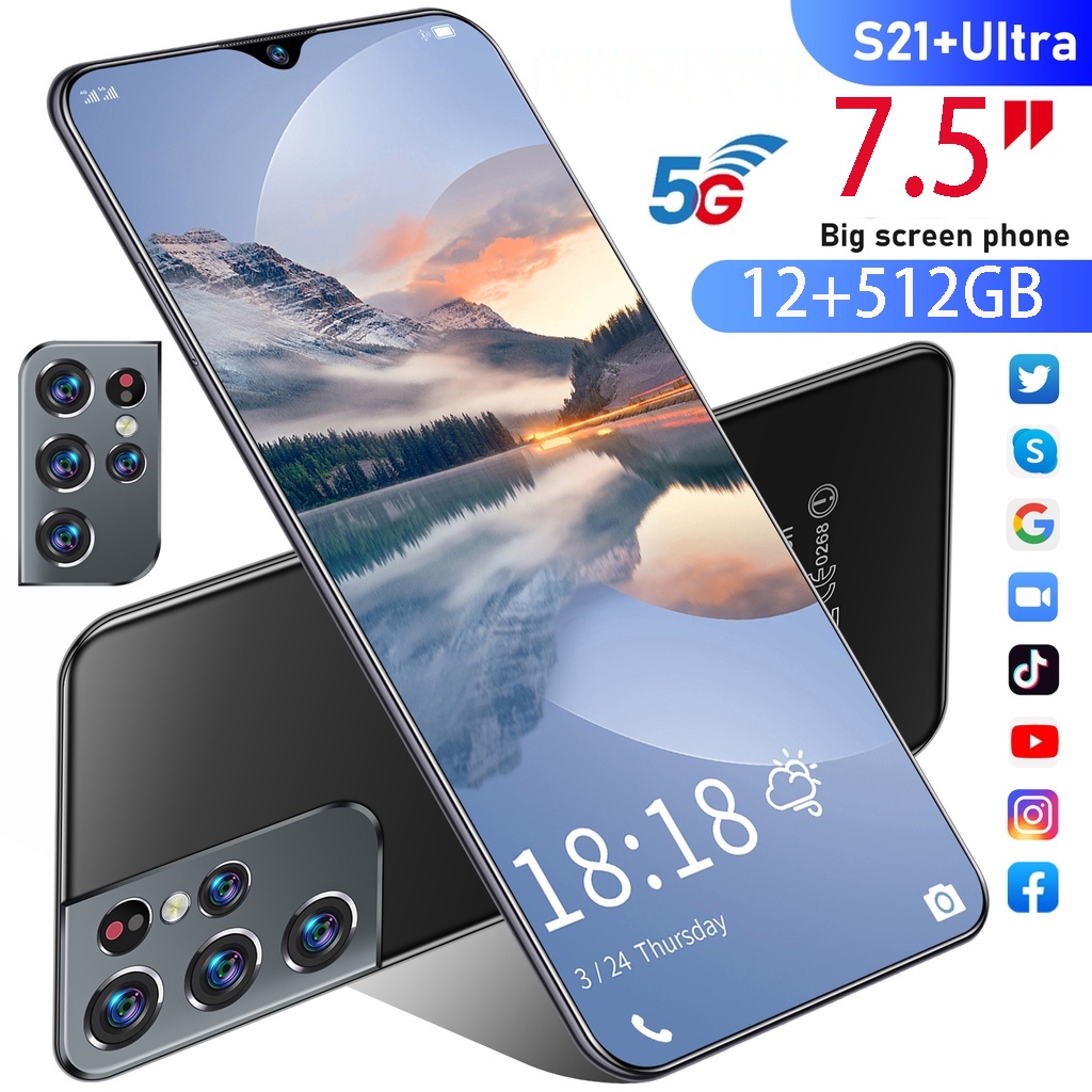 Telefone Celular S21 Ultra 8G + 256G Venda De original Grande 2021 ...