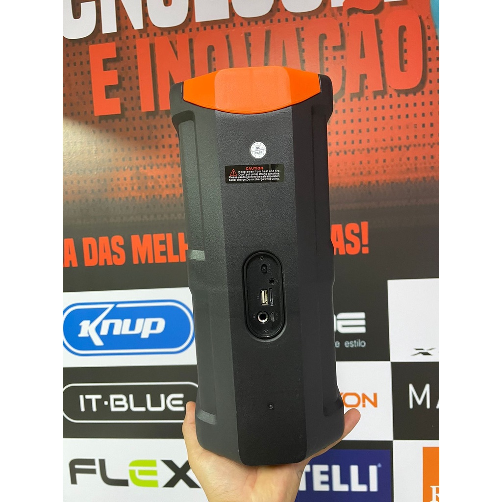 CAIXA DE SOM 20W 4X2" KTS-1528 | Shopee Brasil