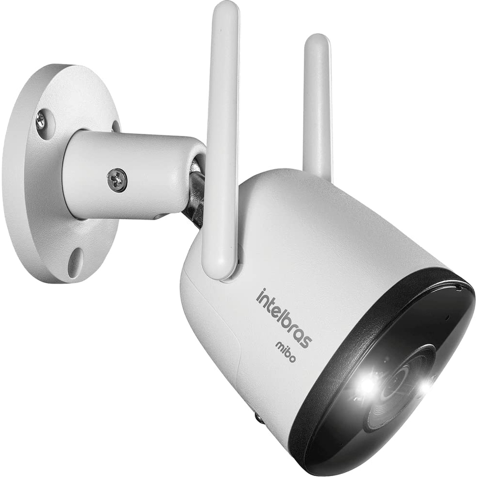 Câmera de Vídeo Wi-Fi Full HD iM5+ Full Color Branco Intelbras | Shopee ...