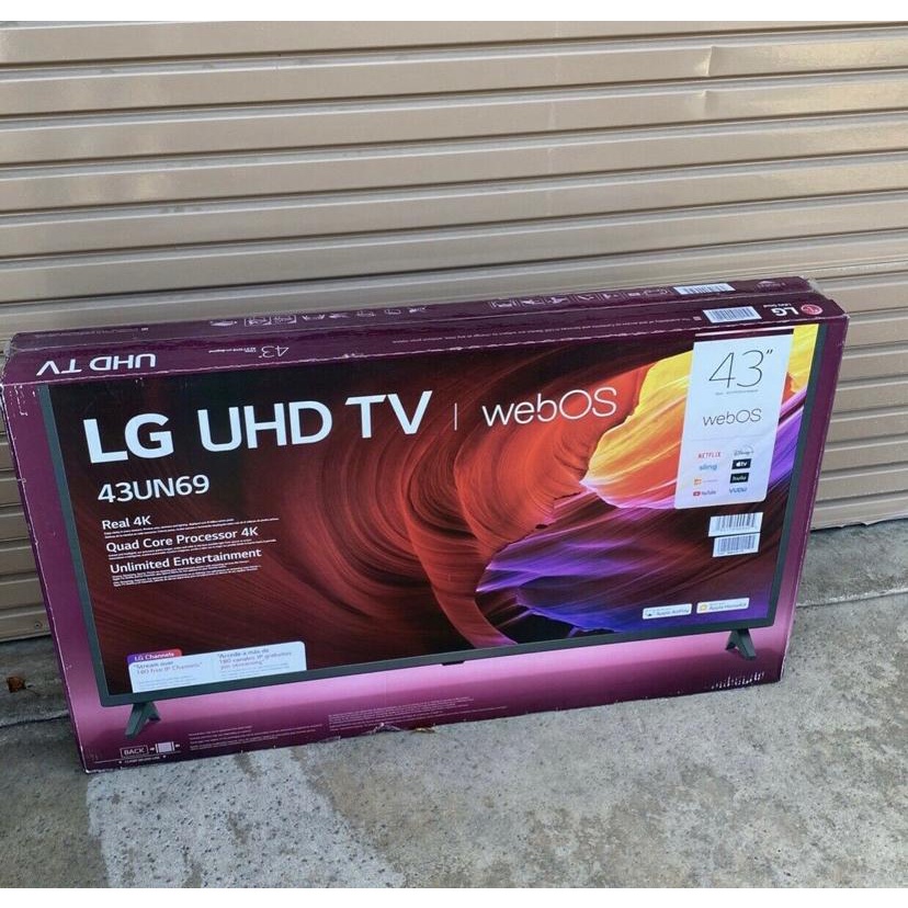 Nova Smart TV LG-43 polegadas (2160P) 4K Ultra HD | Shopee Brasil