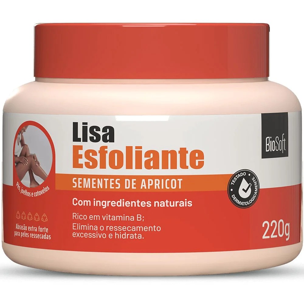 Esfoliante Semente de Apricot Bio Soft 220g | Shopee Brasil