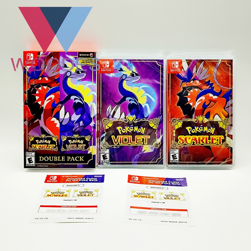[ready Stock] Pokemon Scarlet And Violet Scarlet E Violeta Pokémon