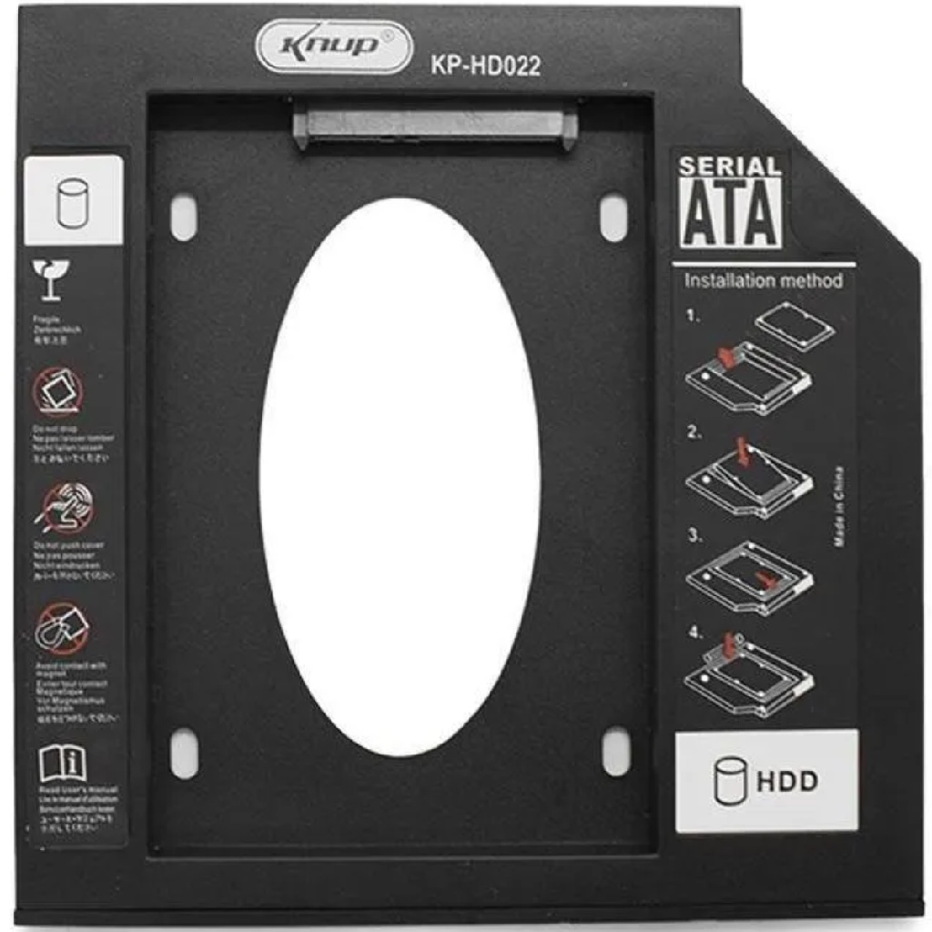 Adaptador Caddy HD SSD Sata Gaveta Dvd Notebook | Shopee Brasil