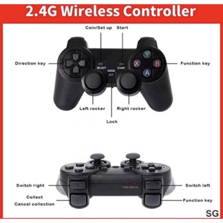 Videogame Stmil 2 Controles Sem Fio Console Original Portatil Jogos ...