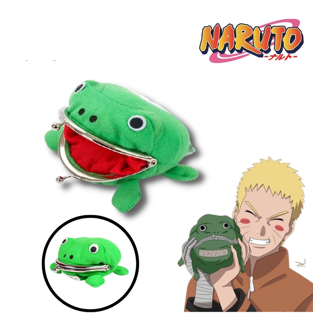 Carteira - Porta Moedas - Anime - Naruto - Sapo | Shopee Brasil