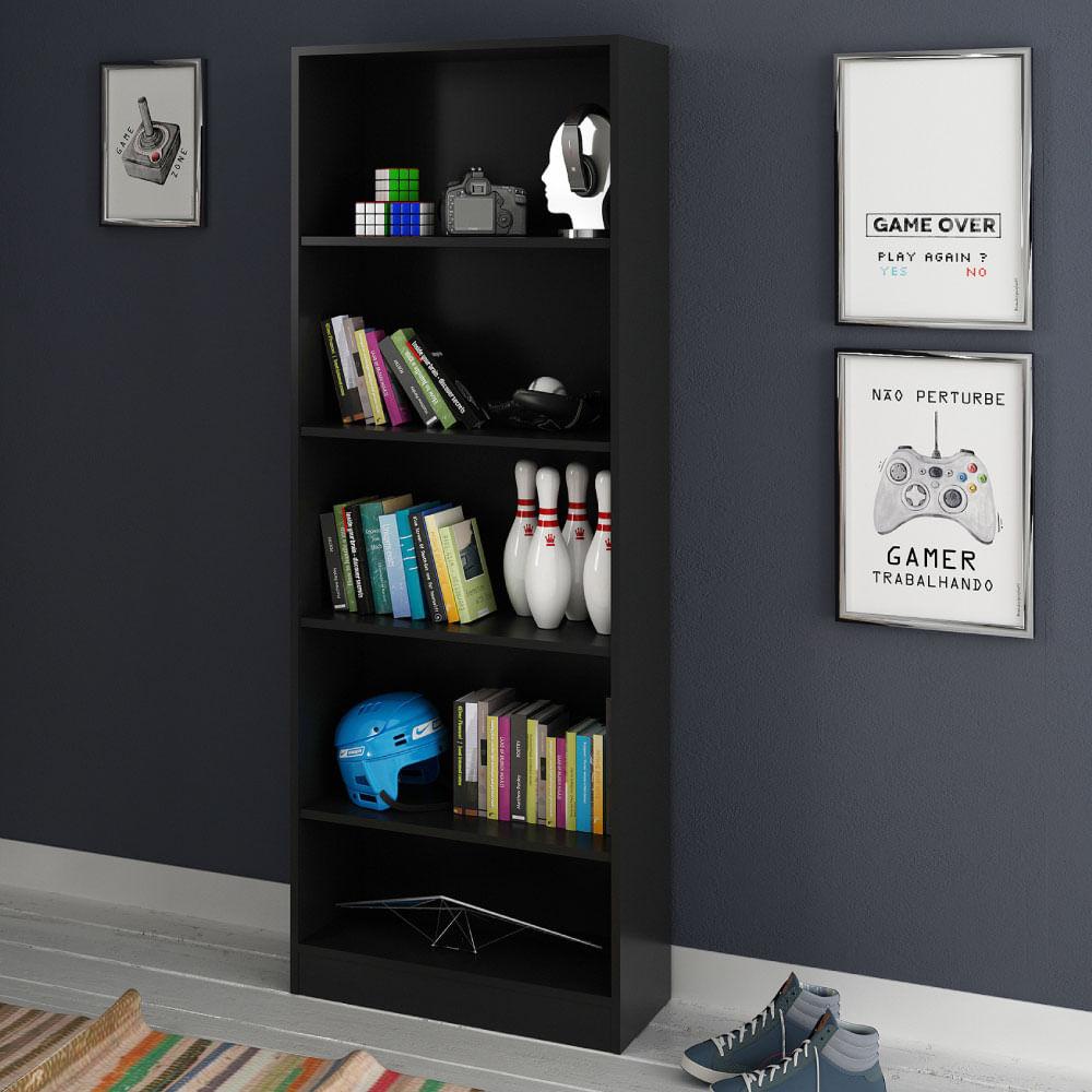 Estante Gamer com 5 Nichos - Preto | Shopee Brasil