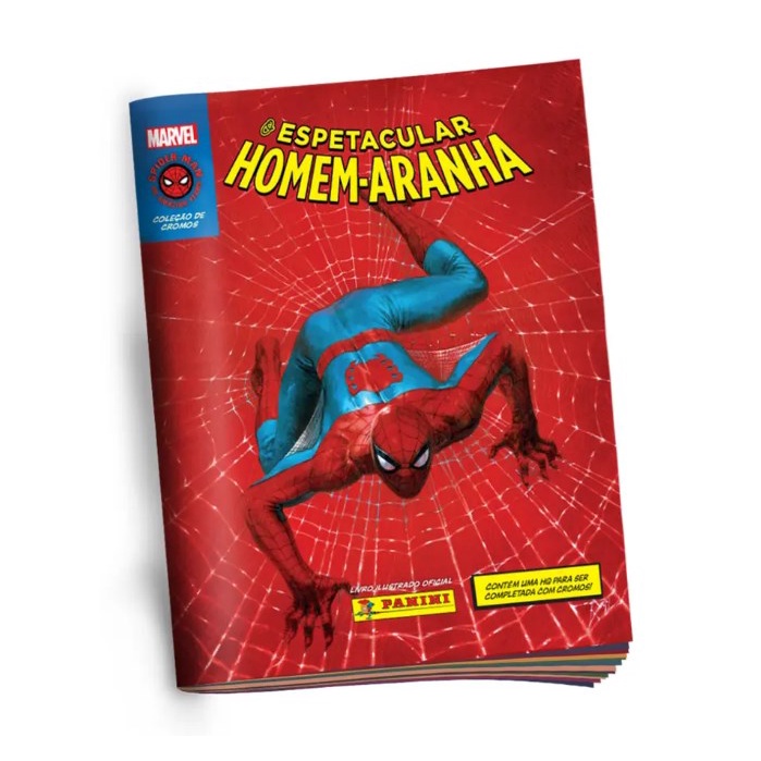 Album De Figurinhas Marvel O Espetacular Homem Aranha 60 Anos | Shopee Brasil
