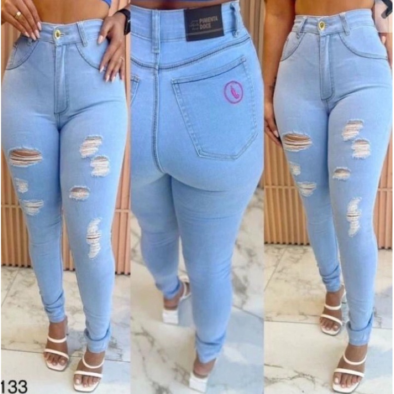 Calça jeans pimenta doce original | Shopee Brasil