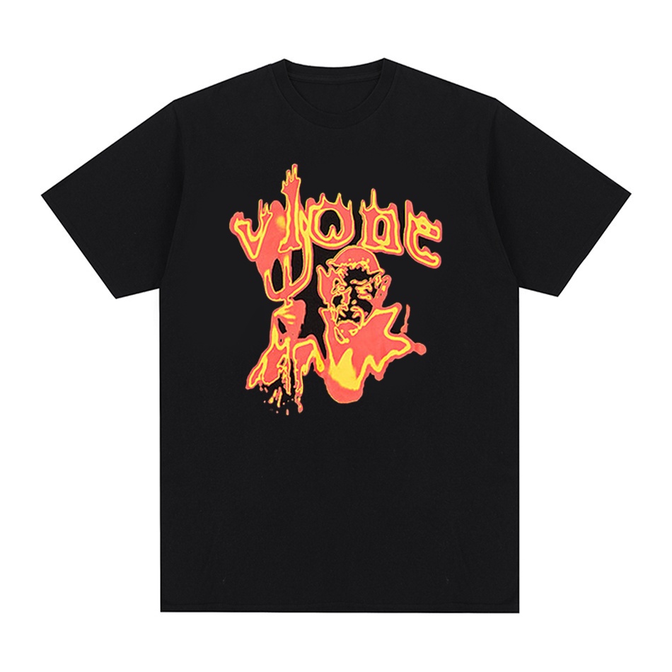 Camiseta Basica Camisa Vlone Devil Fire Spirit End Moda Aesthetic ...