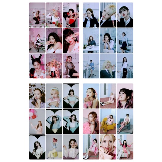 Kit 9 Photocards Fanmade Twice Formula of Love Concept Photo | Shopee Brasil
