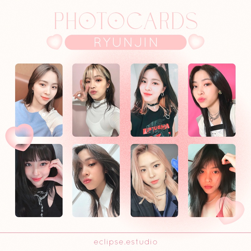 Ryunjin Photocard Fanmade | Itzy K-pop kpop | Shopee Brasil