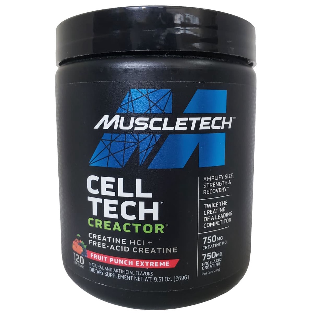 Creactor Creatina Hci 120 Doses - Muscletech | Shopee Brasil