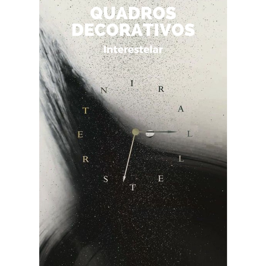 Interestelar Placas decorativas | Quadros Decorativos em MDF | 14x20 ou ...