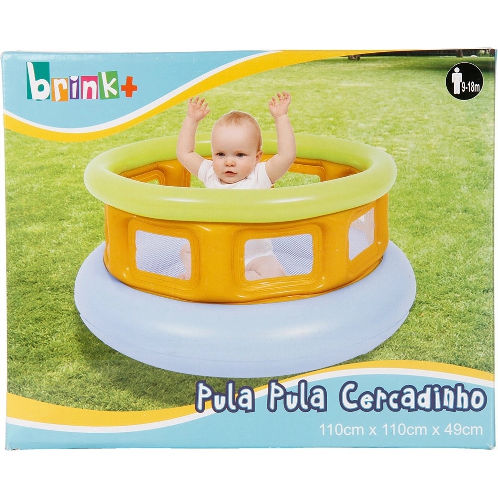 Pula Pula Infantil Cercadinho Inflável | Shopee Brasil
