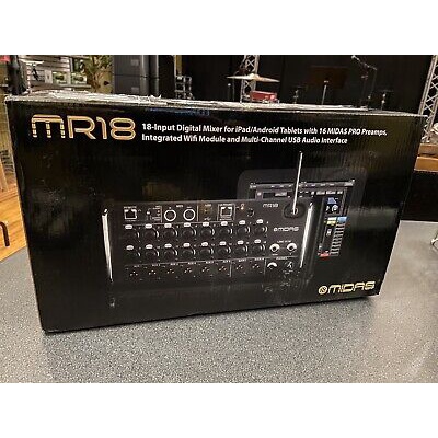 Midas MR18 18-channel Tablet-controlled Digital Mixer Brand New Sealed ...