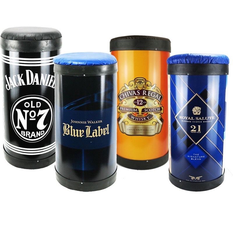 Puff Personalizado de Sala Areas Gourmet Palito de Couro Tematico ...