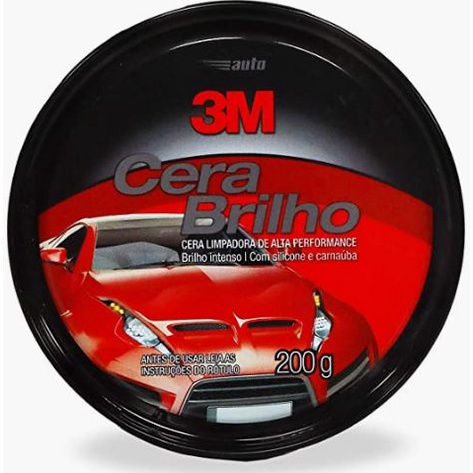 Cera automotiva 3M alto brilho 200g | Shopee Brasil