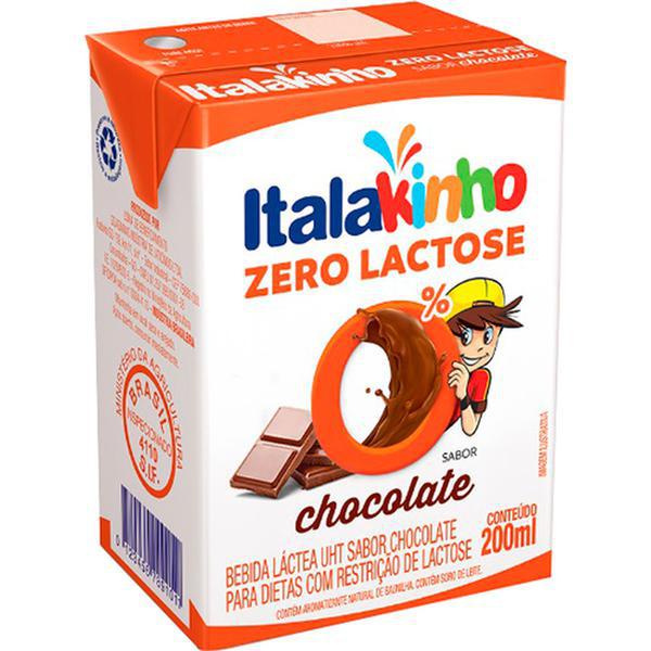 Bebida Láctea Achocolatado Italakinho Pronto para Consumo Zero Lactose ...