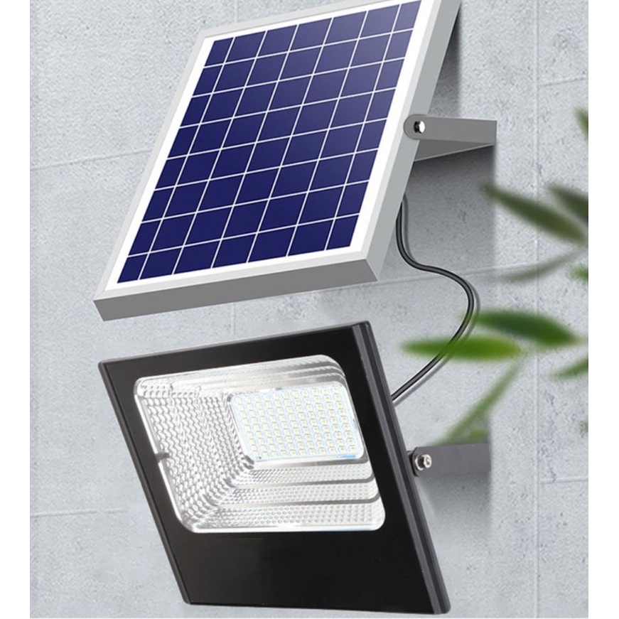 Refletor Placa Solar Led 50W a 400W Bivolt Holofote Prova D'água IP66 ...