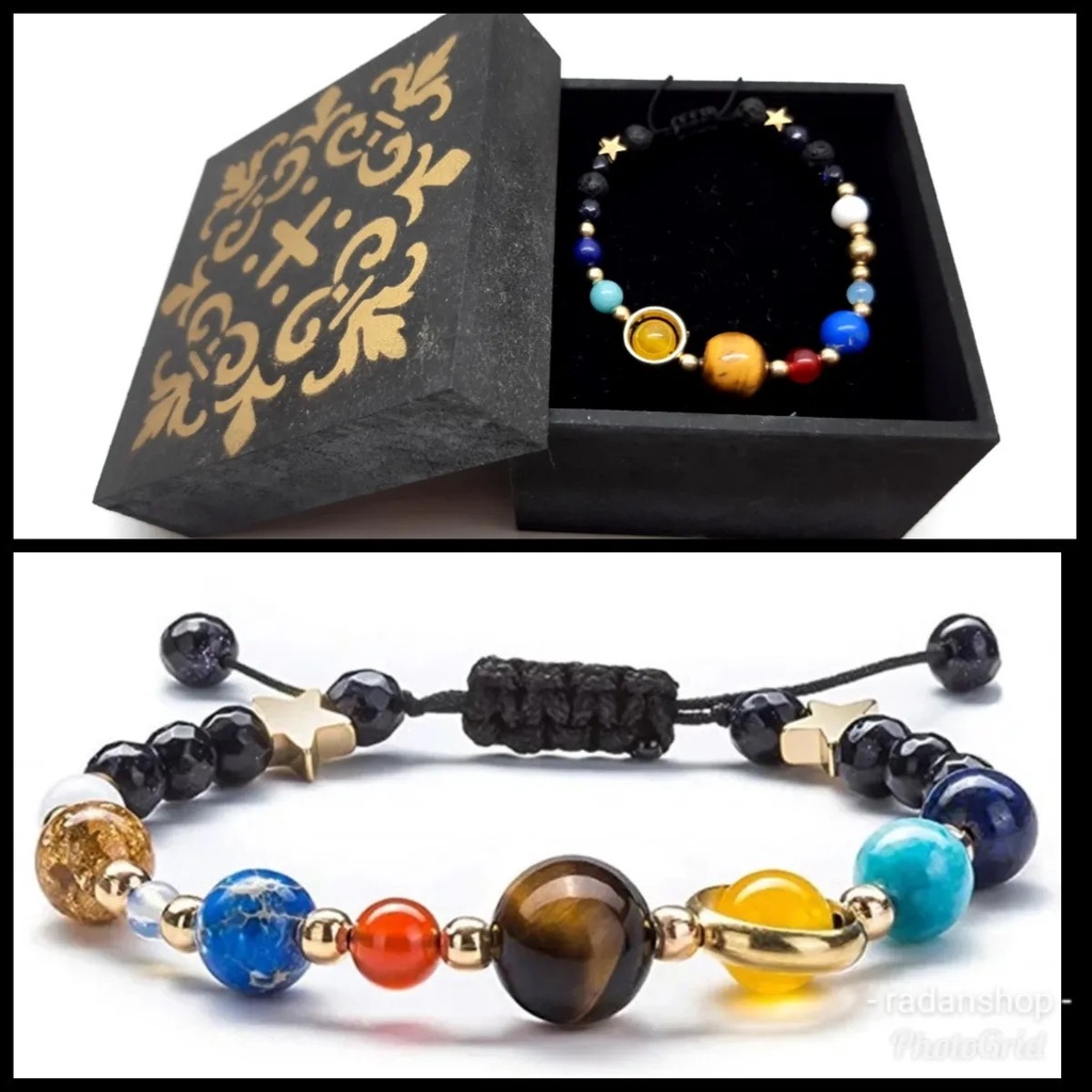 Pulseira Galaxia,coloridas,com caixa,universo,planetas | Shopee Brasil
