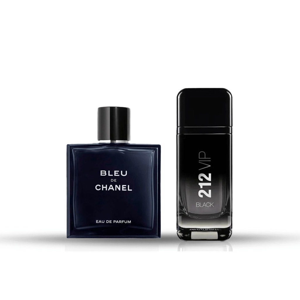 [PAGUE1LEVE2] Kit 2 Perfumes Masculinos - Bleu de Channel, 212 VIP ...